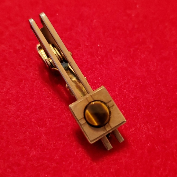 Vintage | Accessories | Vintage Art Deco Cats Eye Tie Clip Gatsby ...